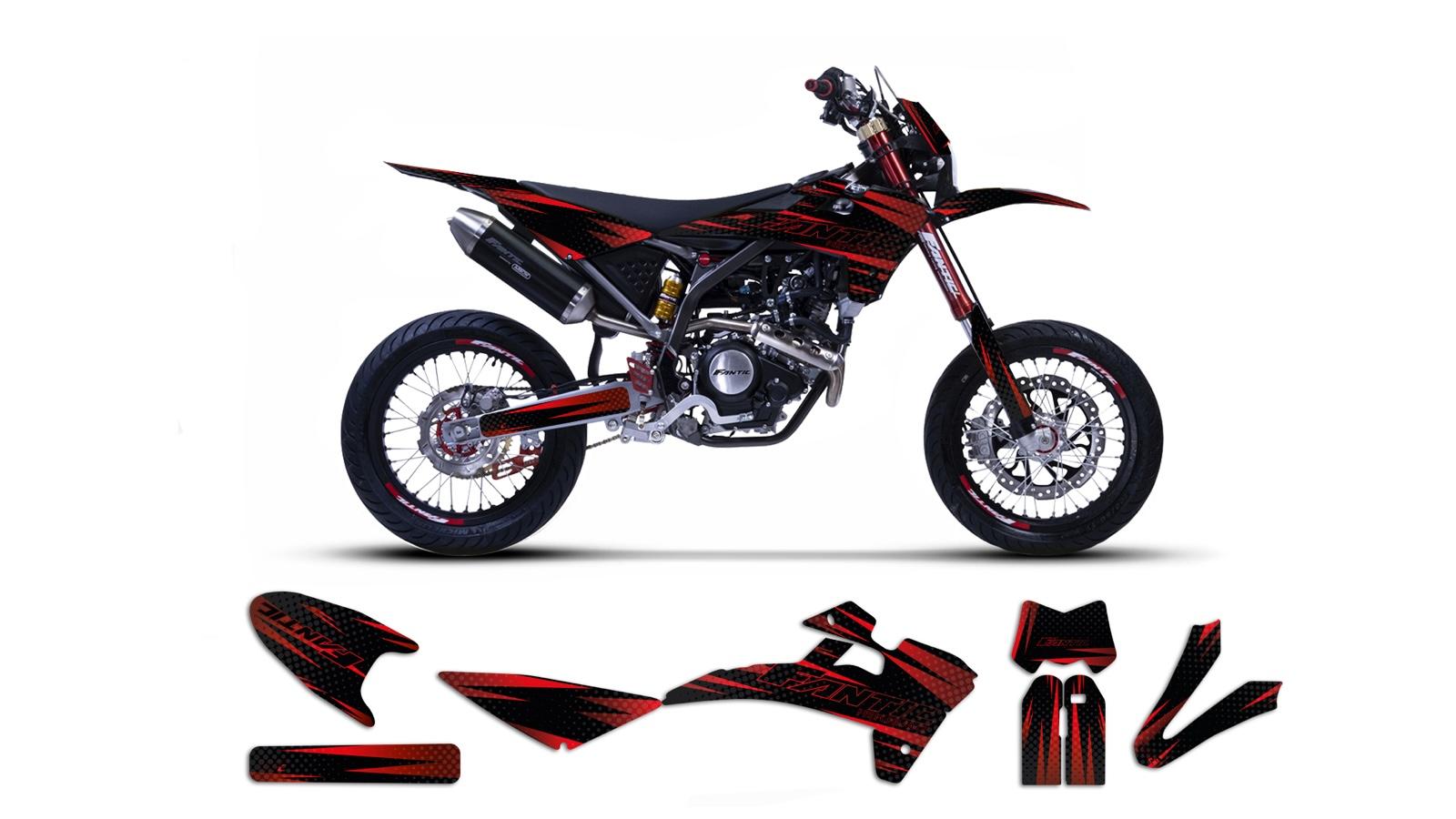 Dekor BLAZE FANTIC Wiesi Factory Fantic XMF/XEF ab Bj. 21