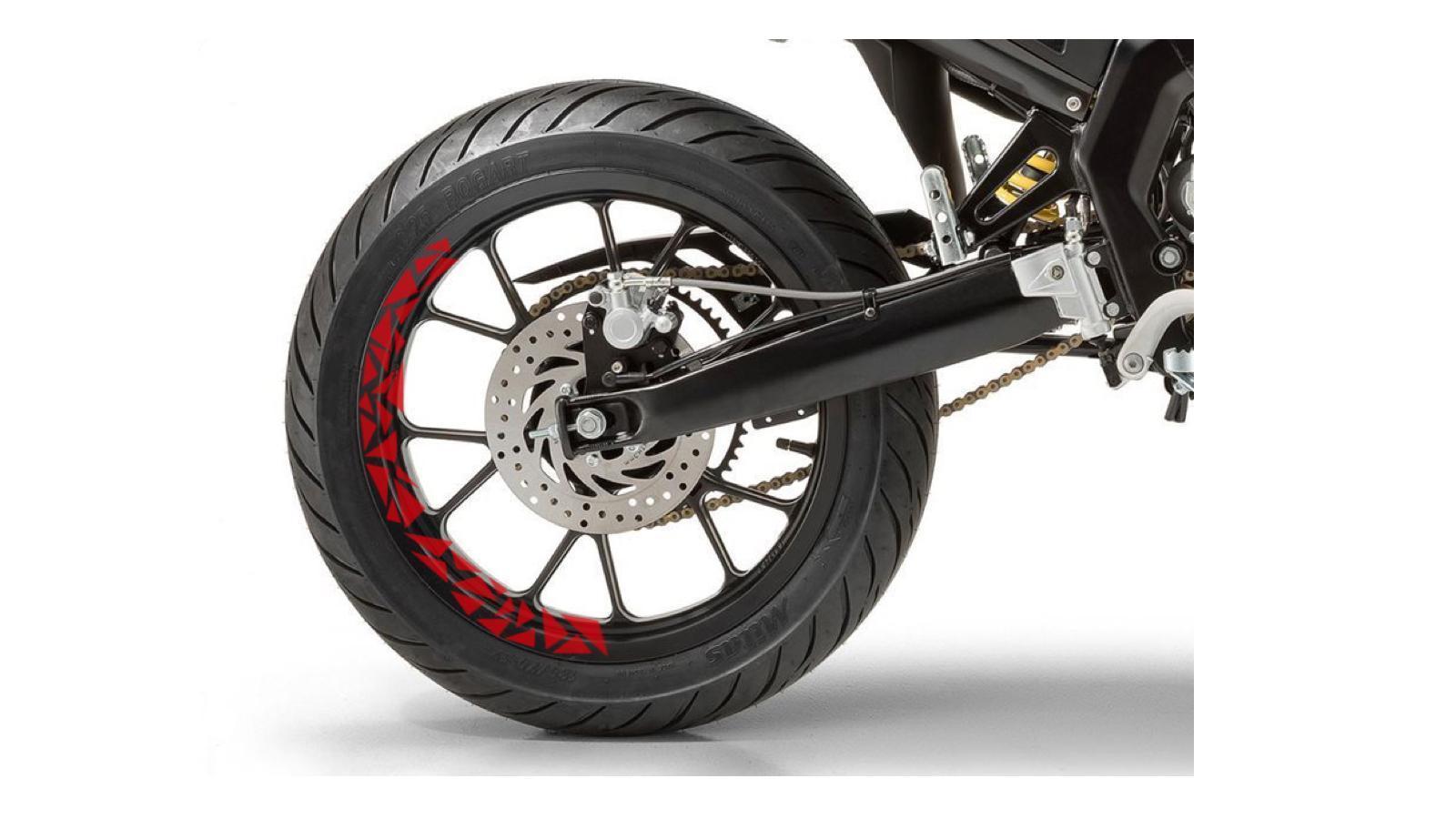 Felgenrandaufkleber Wiesi Factory universell, versch. Farben